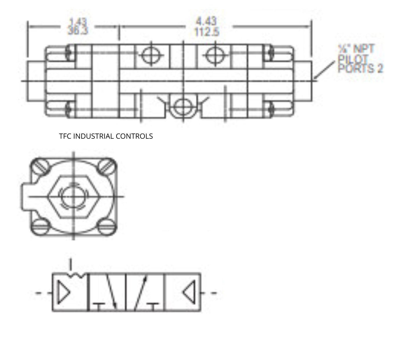 Versa - BPP-3308-316 VALVE, 3-WAY, SST BS - B316 series - TFC ...