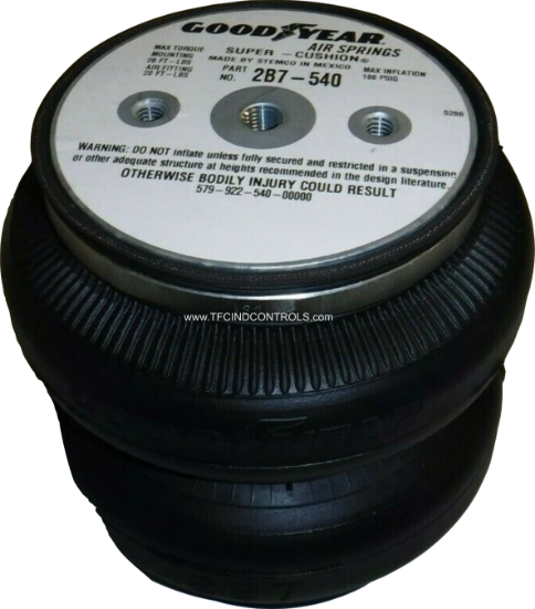 Double bellow Industrial Air Springs Firestone W01-358-3400 / Goodyear ...